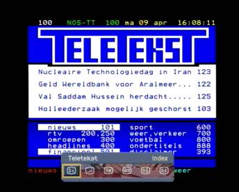 Digitale Kabeltelevisie - Humax PVR-9200C - Teletext
